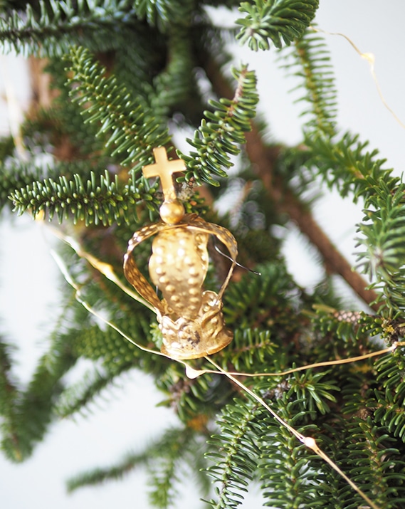 Petite Décoration "Couronne" - Laiton - Catho Rétro